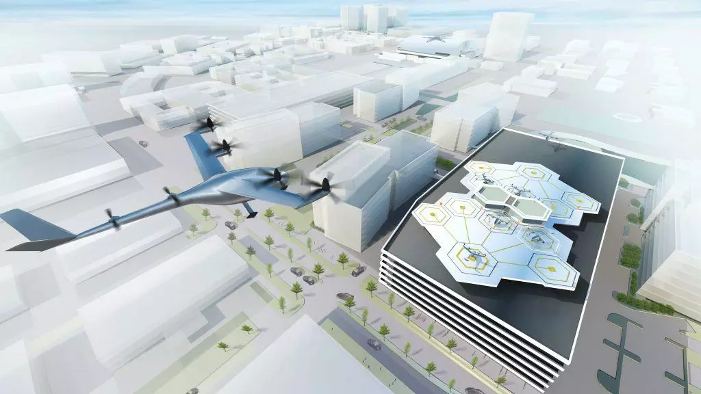 Uber VTOL, Flying Cars, Gjengivelse av uber vtol