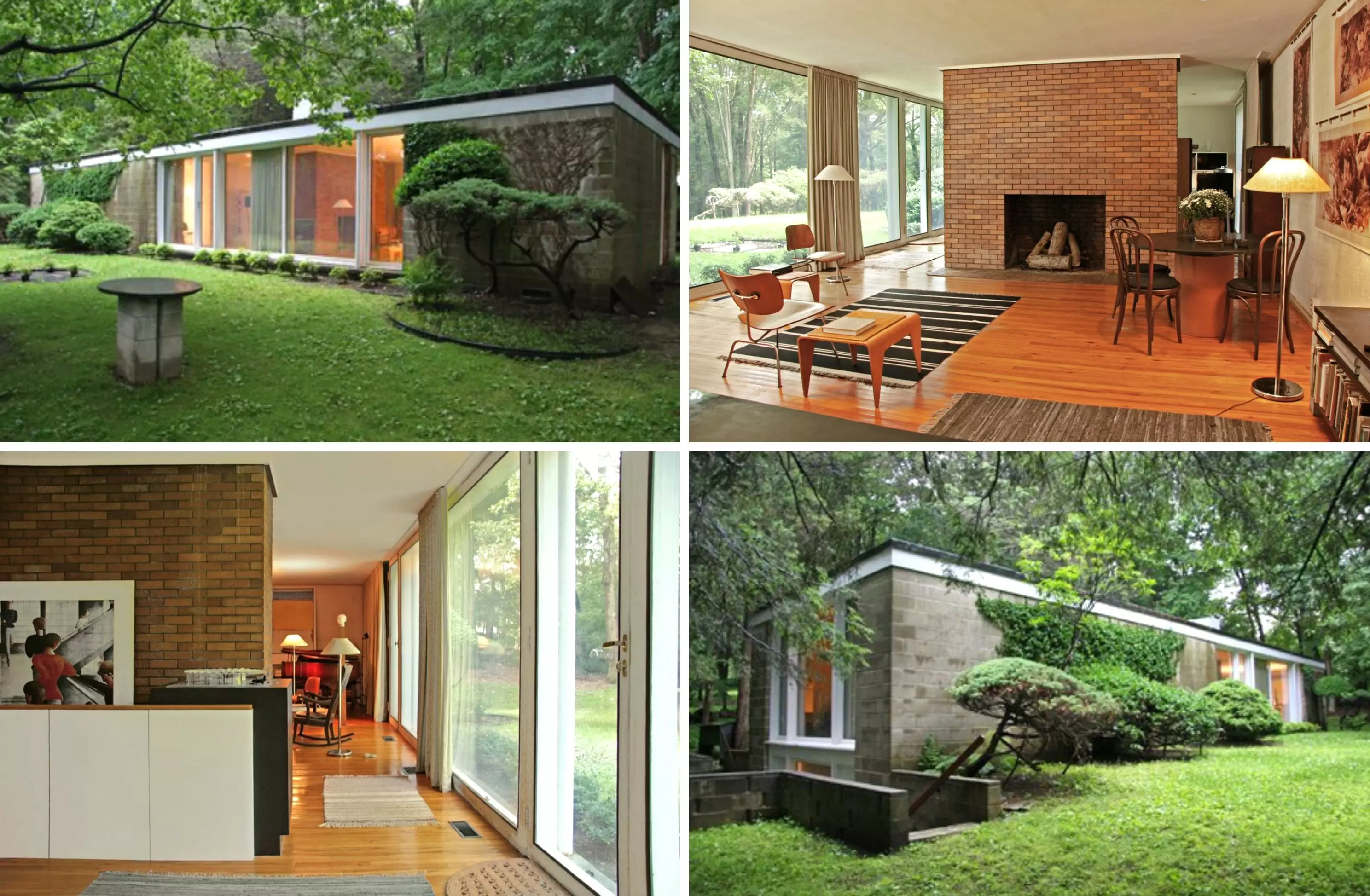 La primera casa diseñada por Philip Johnson busca $ 1 millón y un salvador de preservación 18421_1