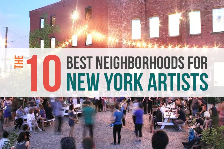 De 10 beste nabolagene for New York City-artister 18716_1