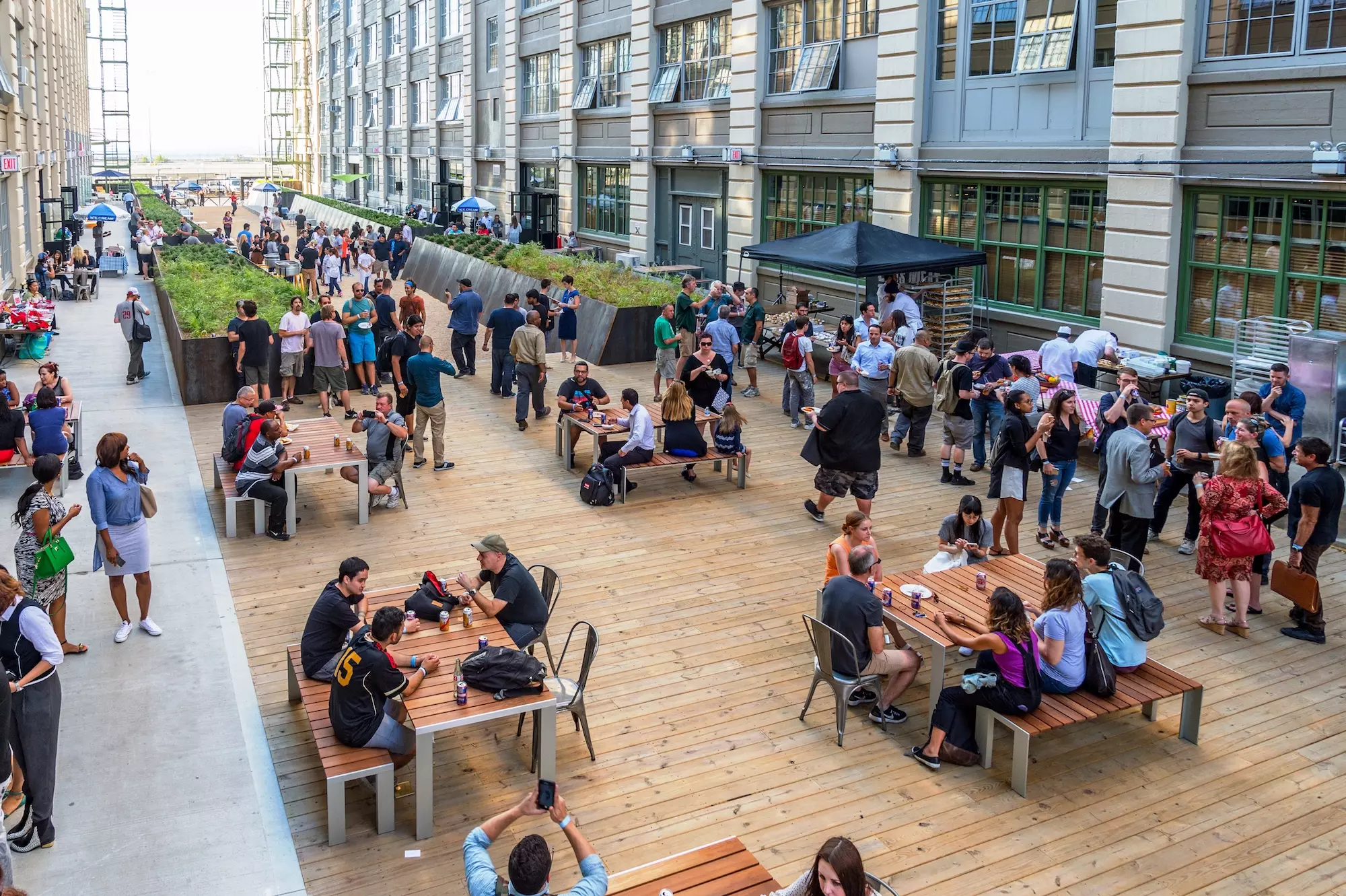 Sunset Park, Industrial City, Courtyard