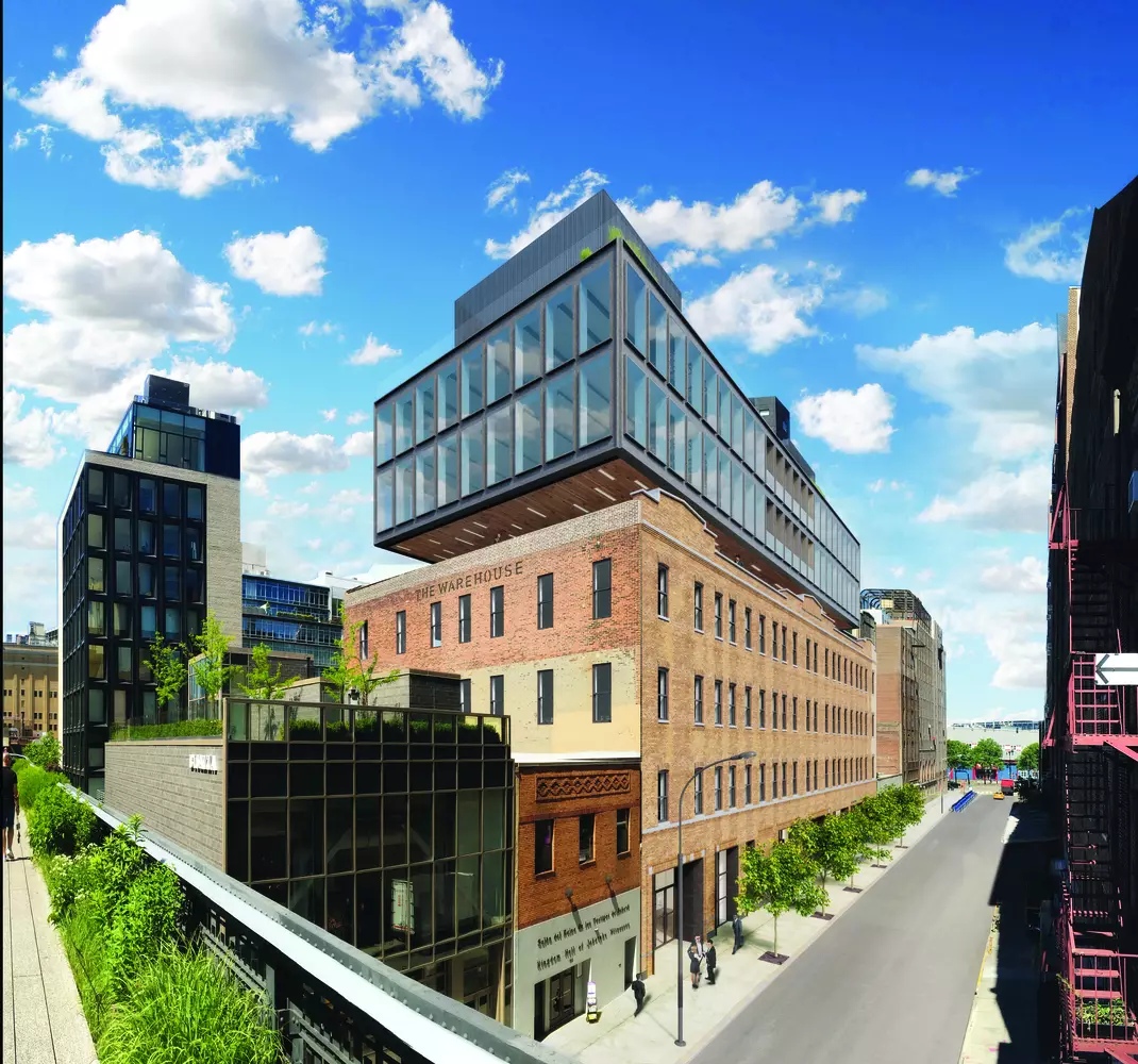 The Warehouse, High Line arhitektura, Elijah Equities, Morris Adjmi, 520 West 20th Street