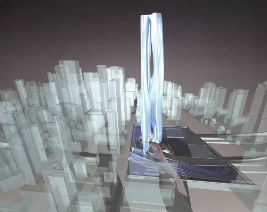 Menara Bundle Pusat Dagangan Dunia, Zaha Hadid, persaingan Menjulang Kehebatan