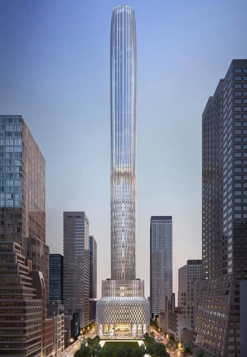 Kushner Cos. vīzijai par 666 Fifth Avenue ir Zaha Hadid dizains un 12 miljardu ASV dolāru ambīcijas 18947_3