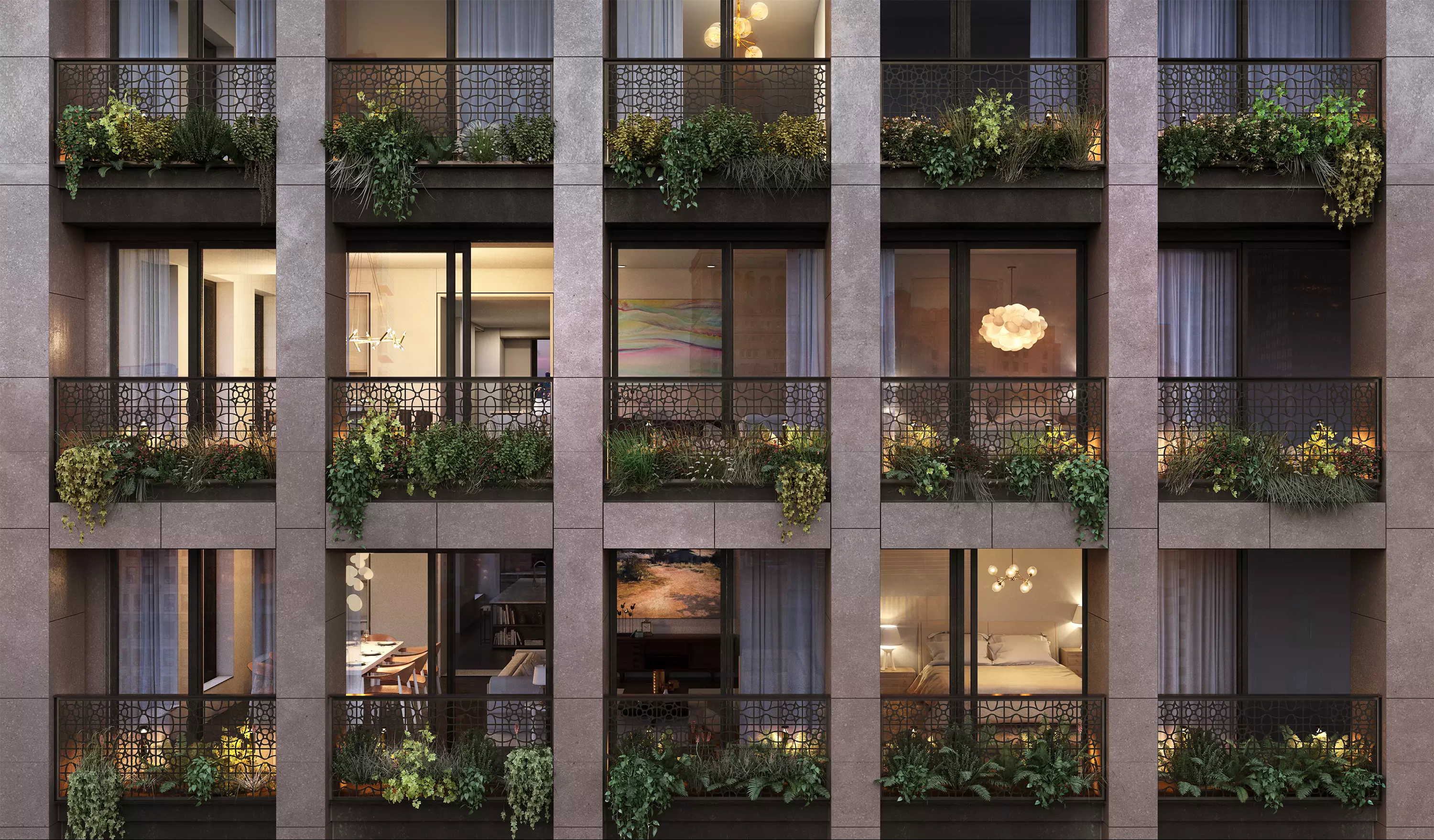 Nahlédněte do nového luxusního bytu Flatiron House v New Yorku, kde zahrady kvetou v byty 1900_5
