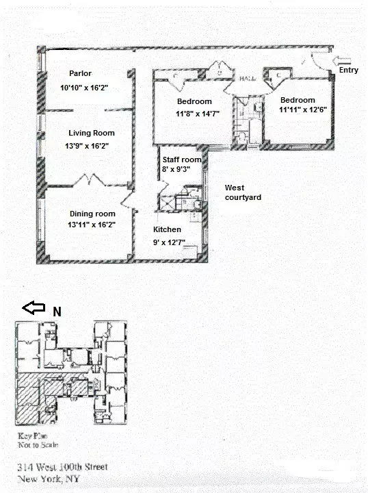 Apartamento de sete quartos 'espaçoso e desconexo' pede US $ 2,7 milhões no Upper West Side 19232_9