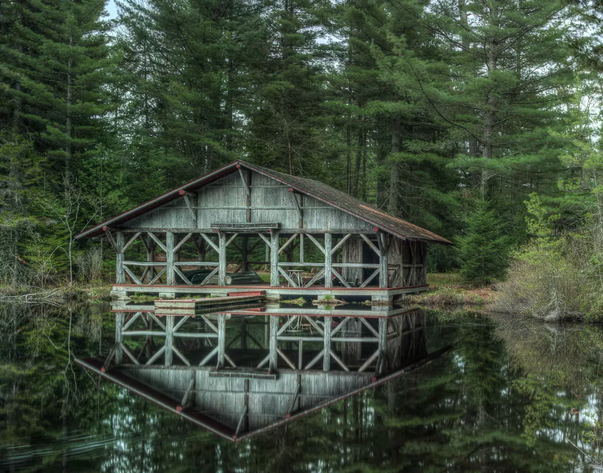 Camp Uncas, Adirondacks, JP Morgan prázdninový dům
