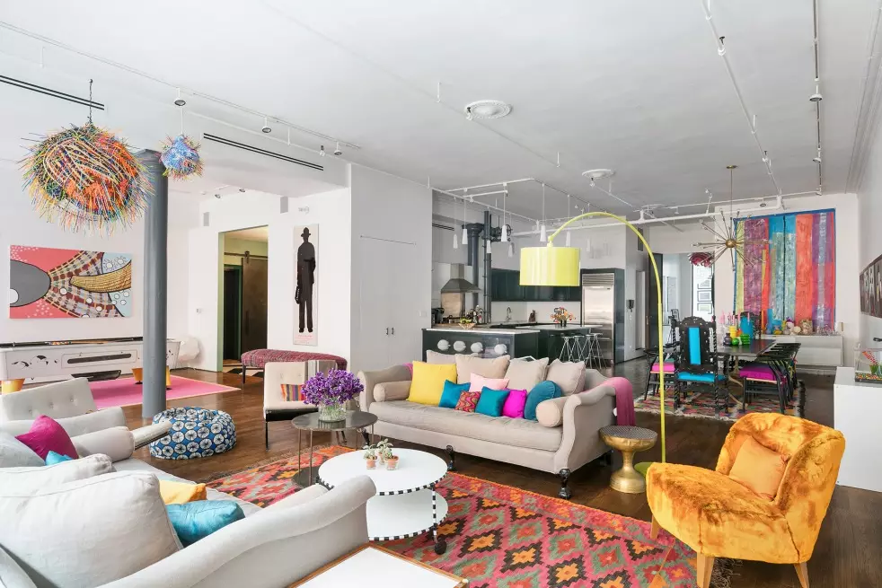 Thrillist co-founder Ben Lerer teev cov yeeb yuj, pop art-filled Soho loft rau $ 7.4M 19664_1