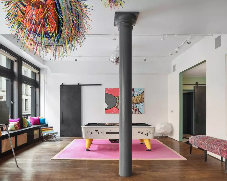 101 Wooster Street, Soho, beroemdheden, Whoopi Goldberg, loft, coole aanbiedingen, kast, kleedkamer, interieur