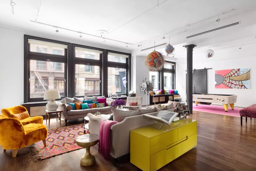 101 Wooster Street, Soho, តារាល្បីៗ, Whoopi Goldberg, loft, cool listings, closet, dressing room, interiors