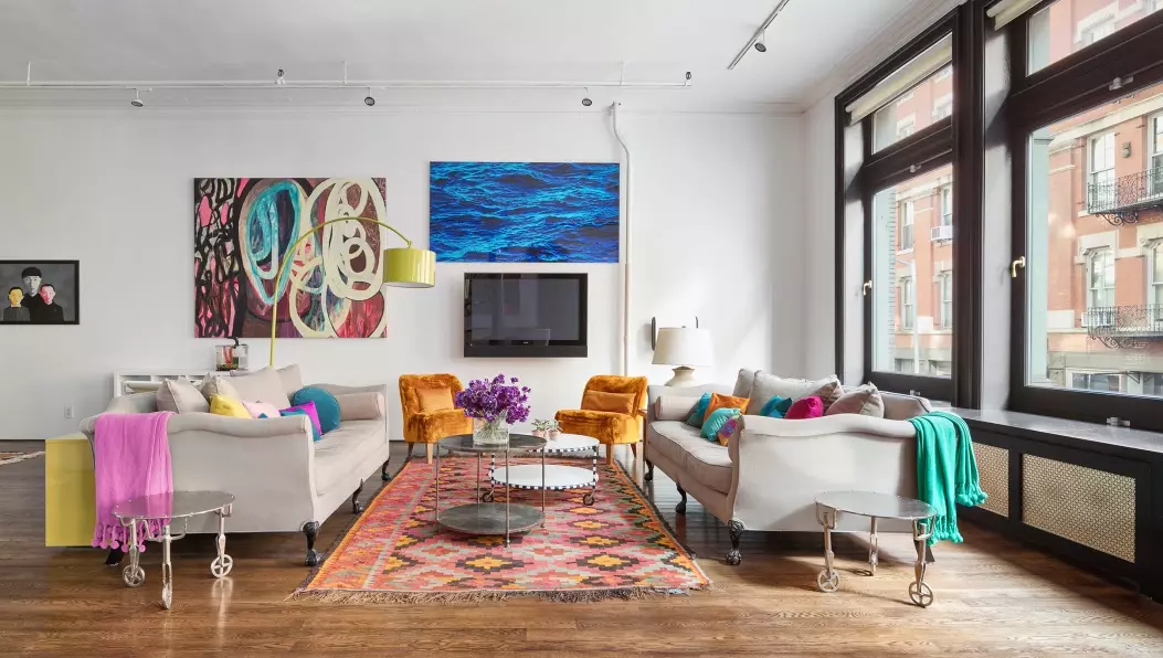 101 Wooster Street, Soho, beroemdheden, Whoopi Goldberg, loft, coole aanbiedingen, kast, kleedkamer, interieur