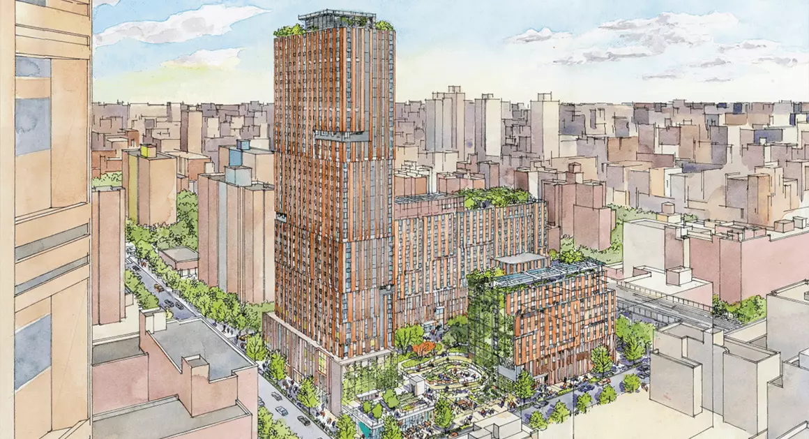 O enorme projeto Sendero Verde trará 655 aluguéis acessíveis de 'casa passiva' para East Harlem 19786_1