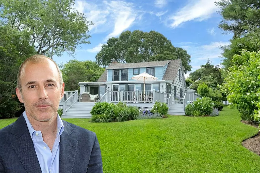 Matt Lauer anotengesa yakanaka, beachy bay kumberi kweHamptons kottage kwemadhora 3.5M 19947_1