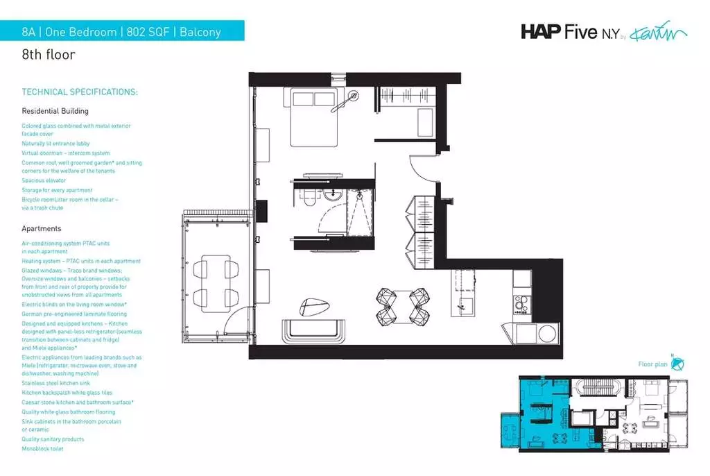 HAP Five, 329 Pleasant Avenue, East Harlem, Karim rashid, HAP Investment Developers,