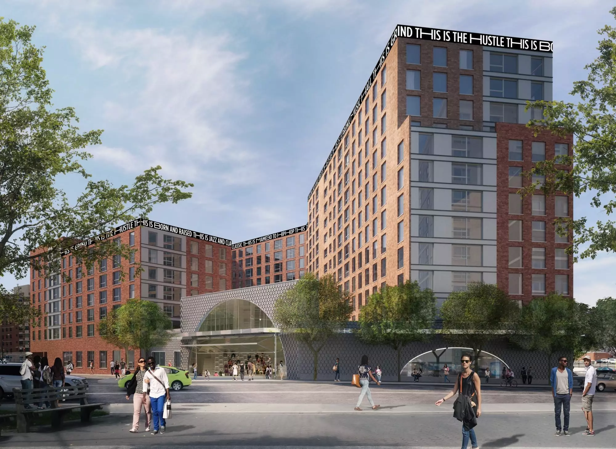 Bronx Commons akan menghadirkan 305 apartemen terjangkau dan tempat musik baru ke Bronx Selatan 20195_1