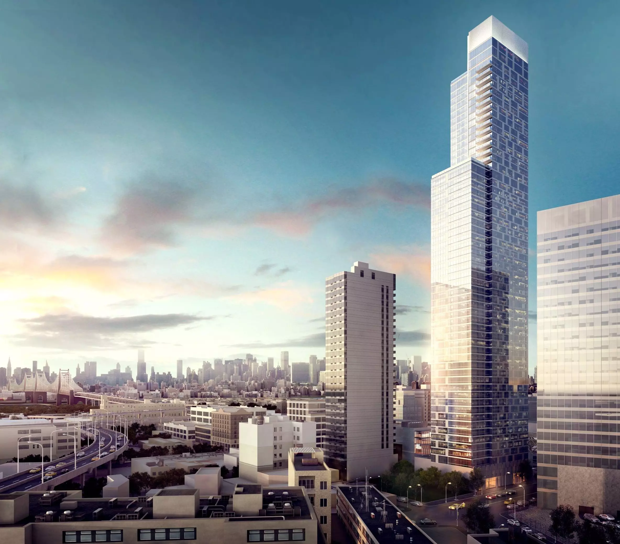 Tower 28, gedong pangluhurna kadua Queens, meunang renderings anyar 20276_1