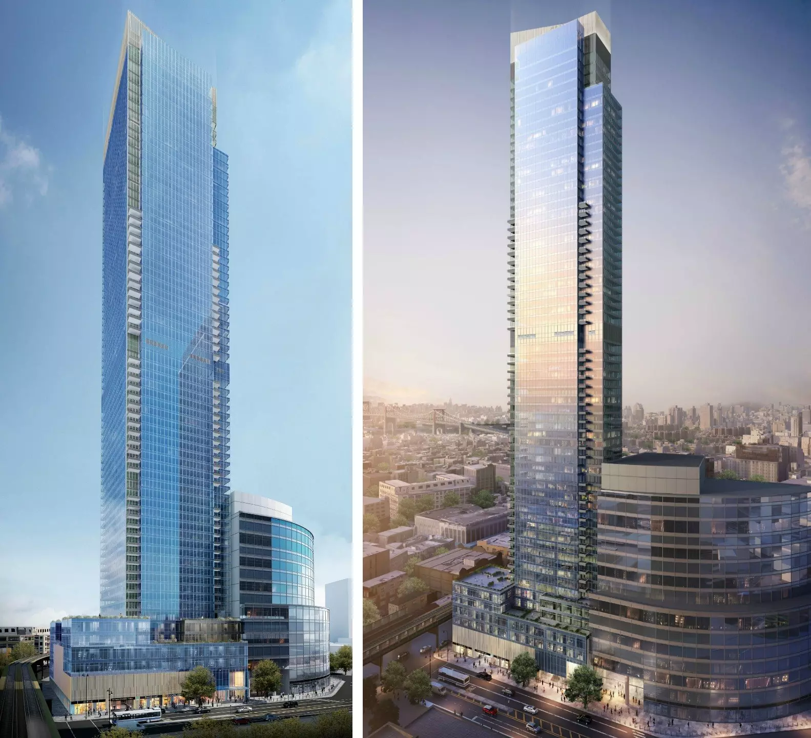 رندرهای جدید از برج نمای شهر کورت اسکوئر، بلندترین ساختمان آینده کوئینز 20315_1