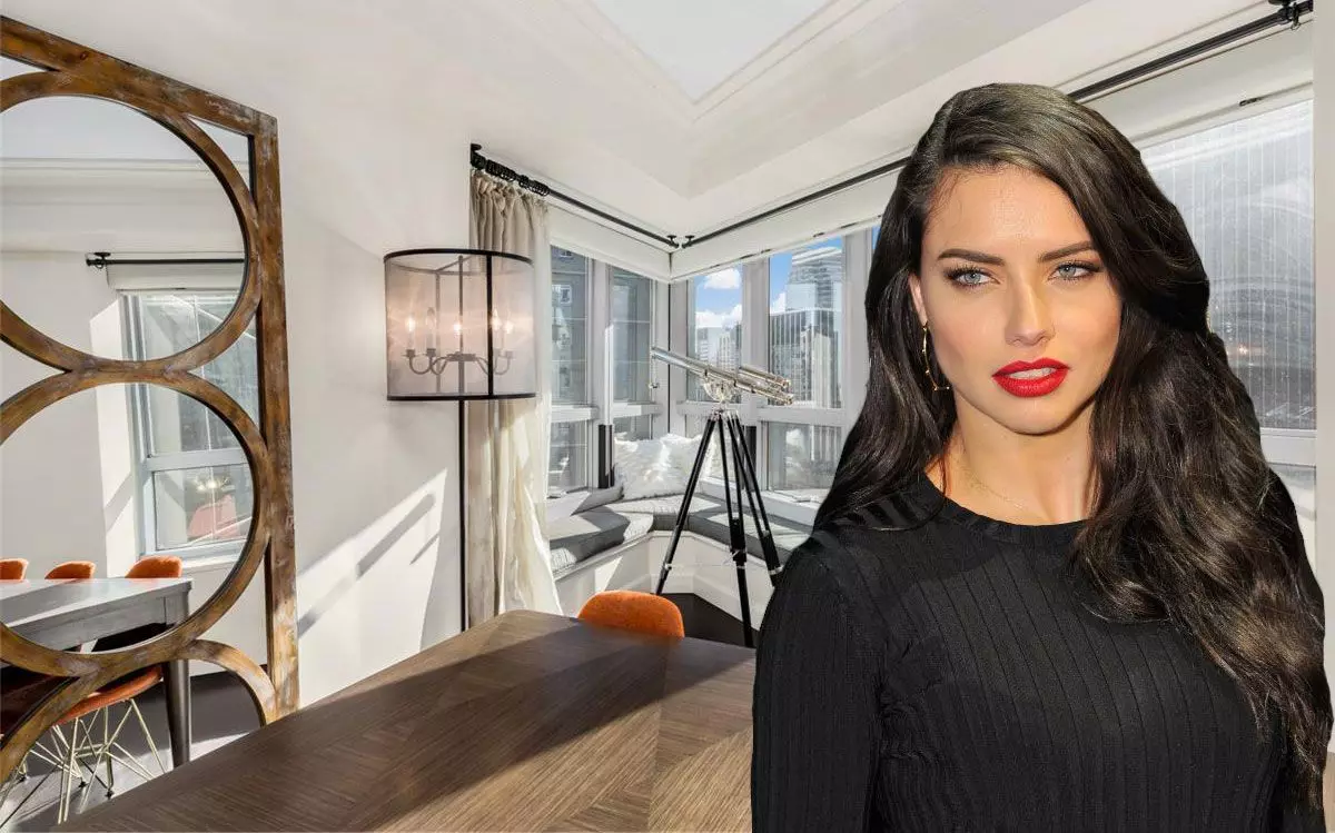 Модель Victoria's Secret Адриана Лима снова пытается продать квартиру Midtown West за 4,85 миллиона долларов. 20566_1