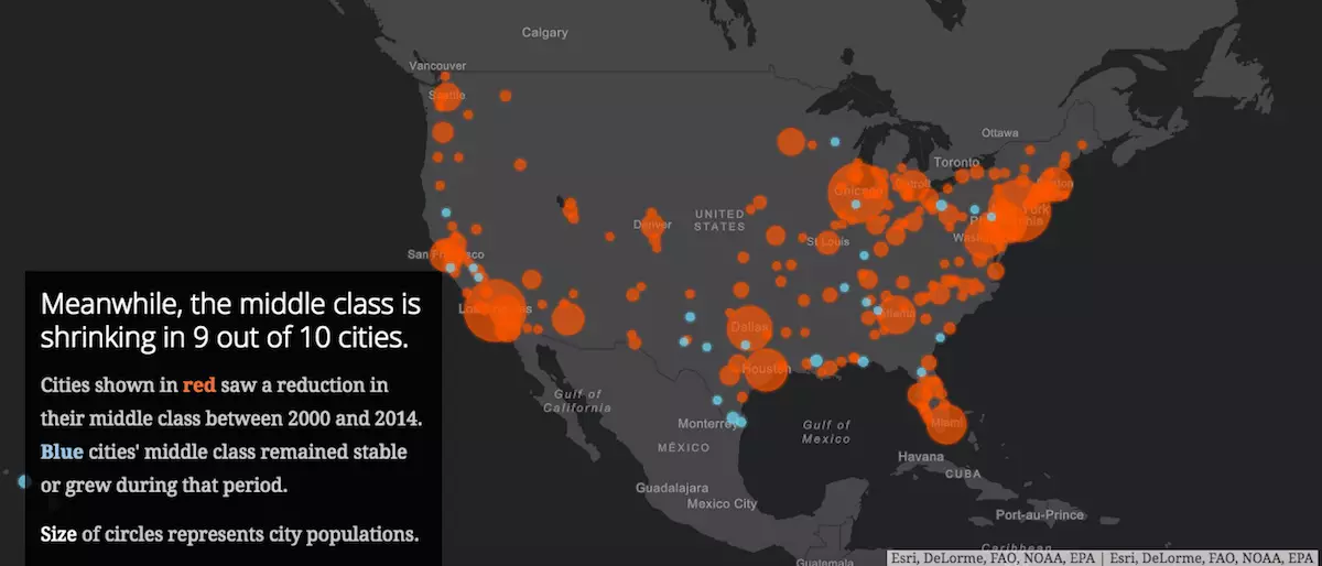 esri, divizyon richès, kat jeyografik, vizyalizasyon done, klas mwayèn redui, diferans ki genyen ant rich ak pòv, richès, povrete, demografik, kat ekonomik, kat vil Nouyòk, ibanis, vil Ameriken