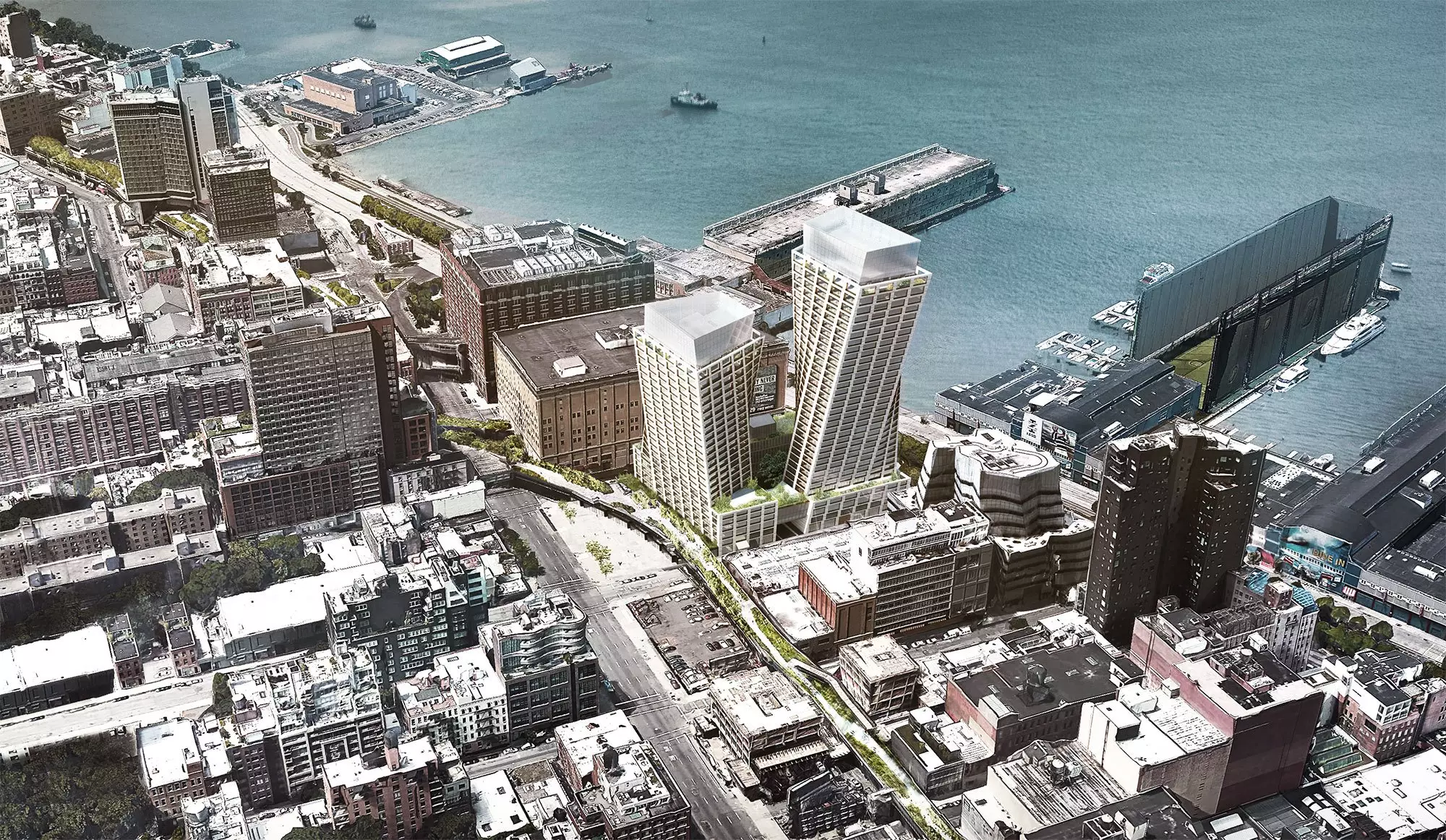 NYC starchitecture፣ 76 Eleventh Avenue፣ Bjarke Ingels፣ BIG Architecture፣ HFZ Capital፣ High Line Towers፣ The Eleventh