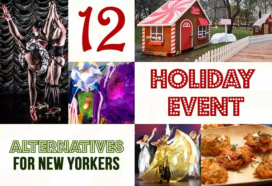 12 वैकल्पिक छुट्टी घटनाहरू, प्रदर्शनीहरू, र NYC मा आउटिङ