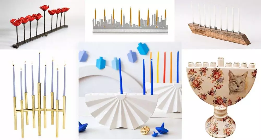 10 desain menorah modern kanggo Hanukkah 2016 20717_1