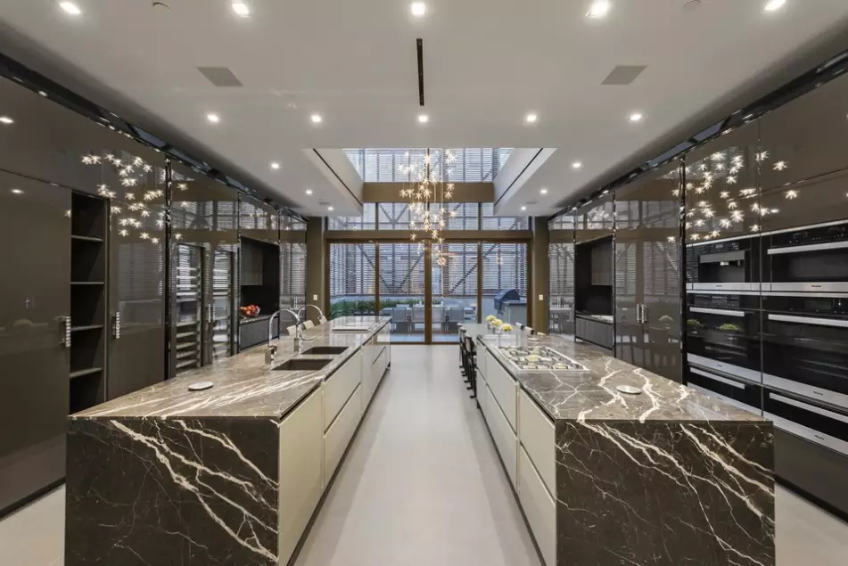 357 West 17th Street, Cool Listings, mansion, Chelsea, Karim Rashid, urban mcmansion, roof deck, garage, outdoor space, wine cellar, gym, spa, pool, private pool, townhouse, private garage,