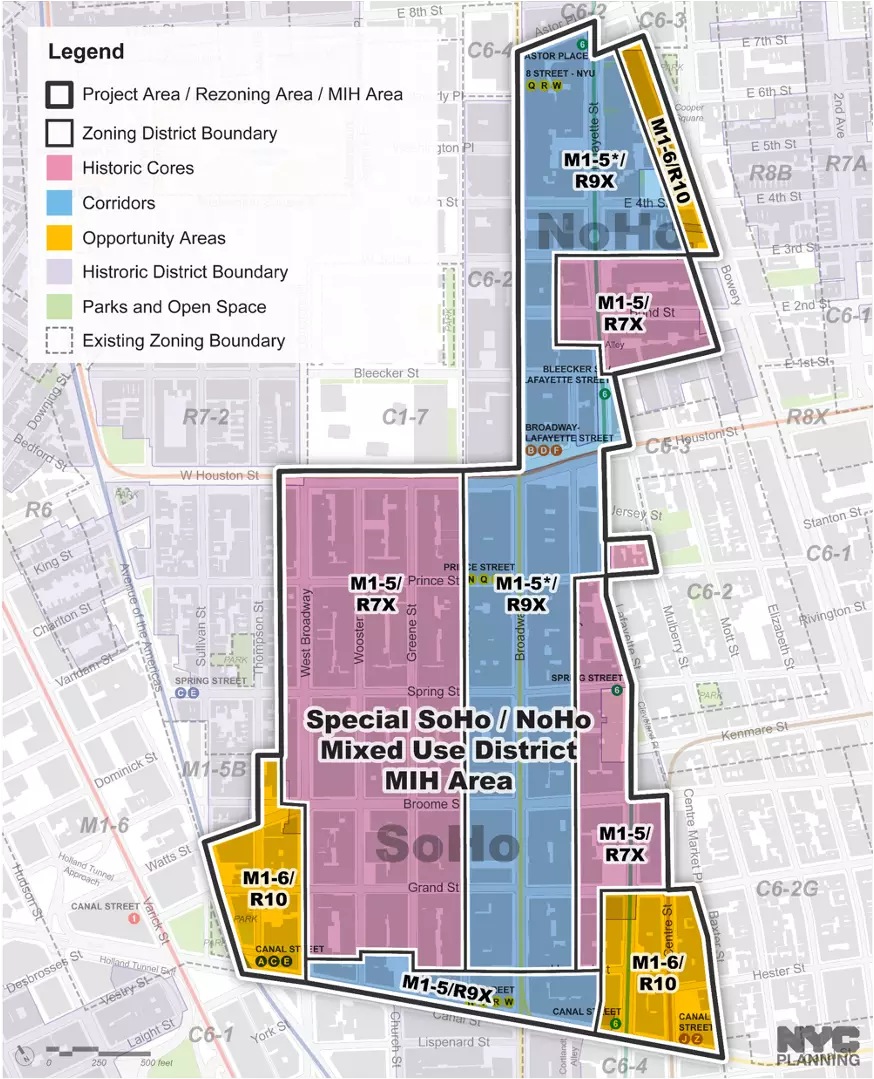 Majlis NYC meluluskan rancangan untuk zon semula Soho dan Noho, yang akan menambah 900 unit mampu milik 2101_2