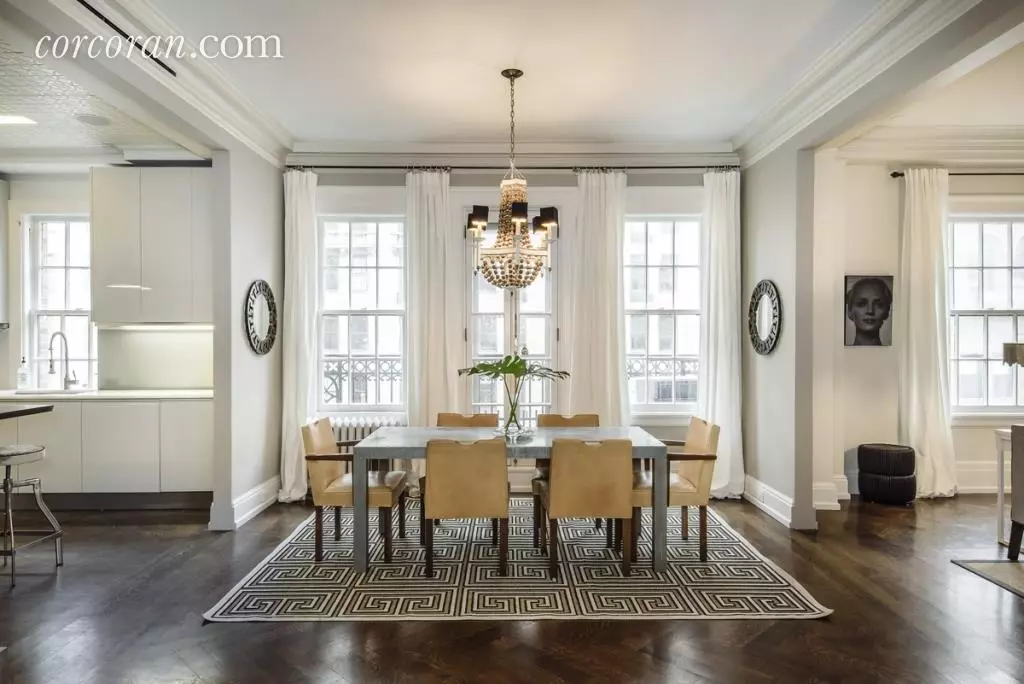 1 Lexington Avenue, Gramercy, Gramercy Park, Uma Thurman, Ethan Hawke, Celebrities, Celebrity Real Estate, 435 East 52nd Street, River House, Manhattan Co-op kev muag khoom, kho dua tshiab, sab hauv