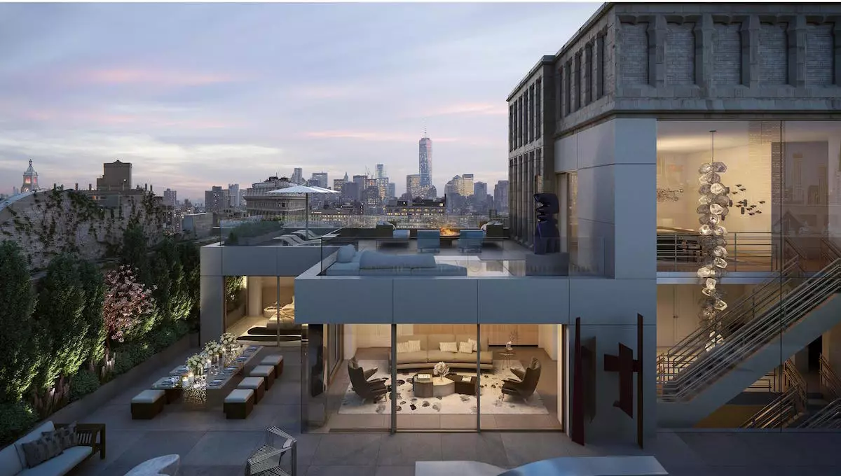 Ez a Nomad triplex penthouse két konyhával és medencével 68,5 millió dollárt kér a környék rekordjaitól. 21377_1
