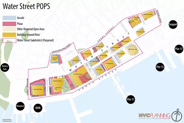Predpisi o poplavah lahko preprečijo načrt za pretvorbo javnih prostorov v spodnjem Manhattnu v maloprodajo 21702_1