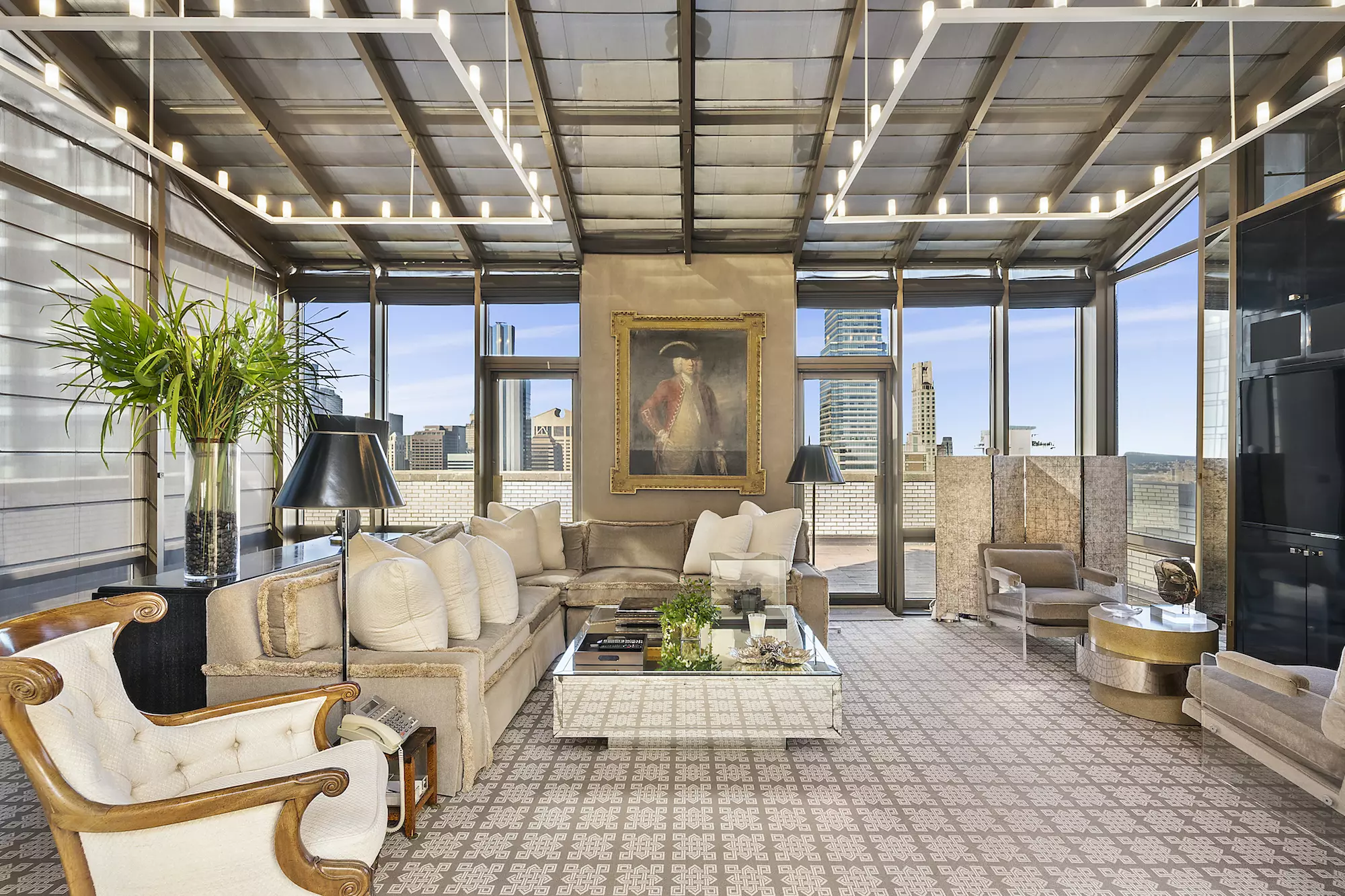 Penthouse bernilai $5M ialah klasik Manhattan dengan pemandangan 360 darjah dan teres sekeliling 2170_13