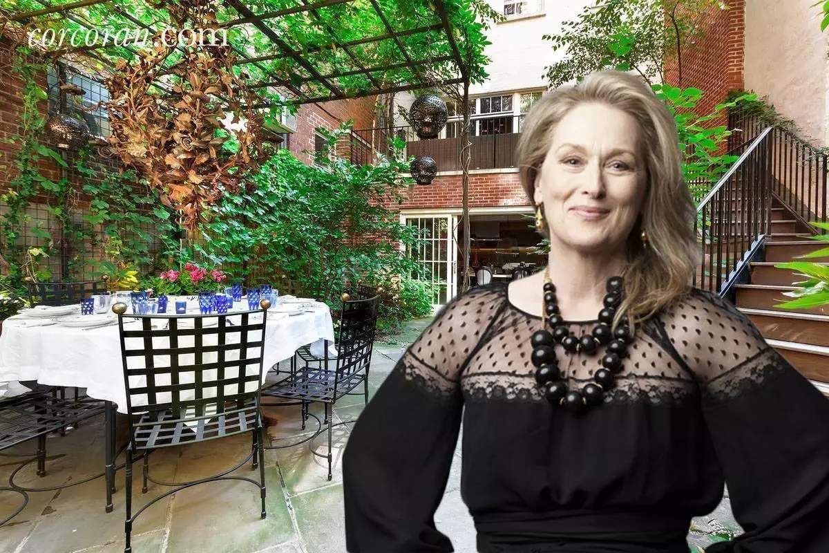 Meryl Streep mantan townhouse Greenwich Village njaluk $28.5M 21750_1