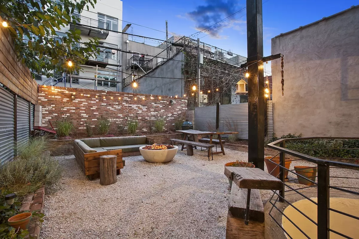 550 grand street, compass, williamsburg, condo, fire pit