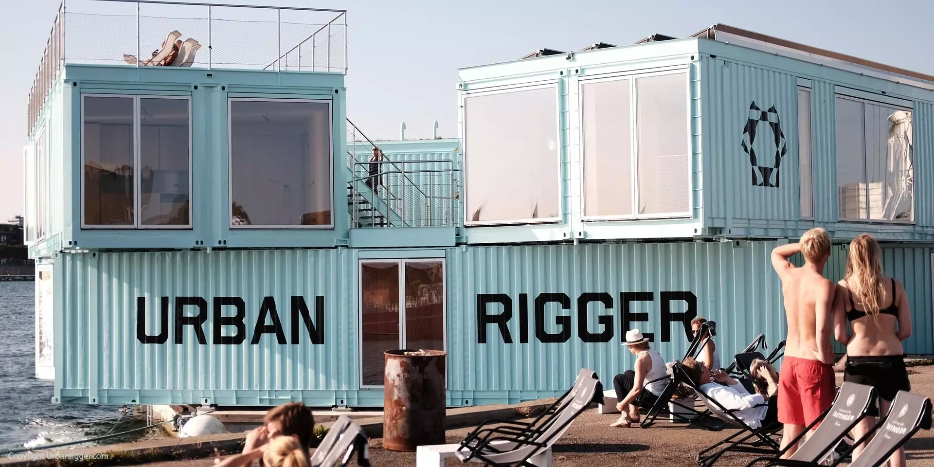 Bjarke Ingels، Urban Rigger، Kim Loudrup شپنگ کنٹینر فن تعمیر، طلباء کی سستی رہائش