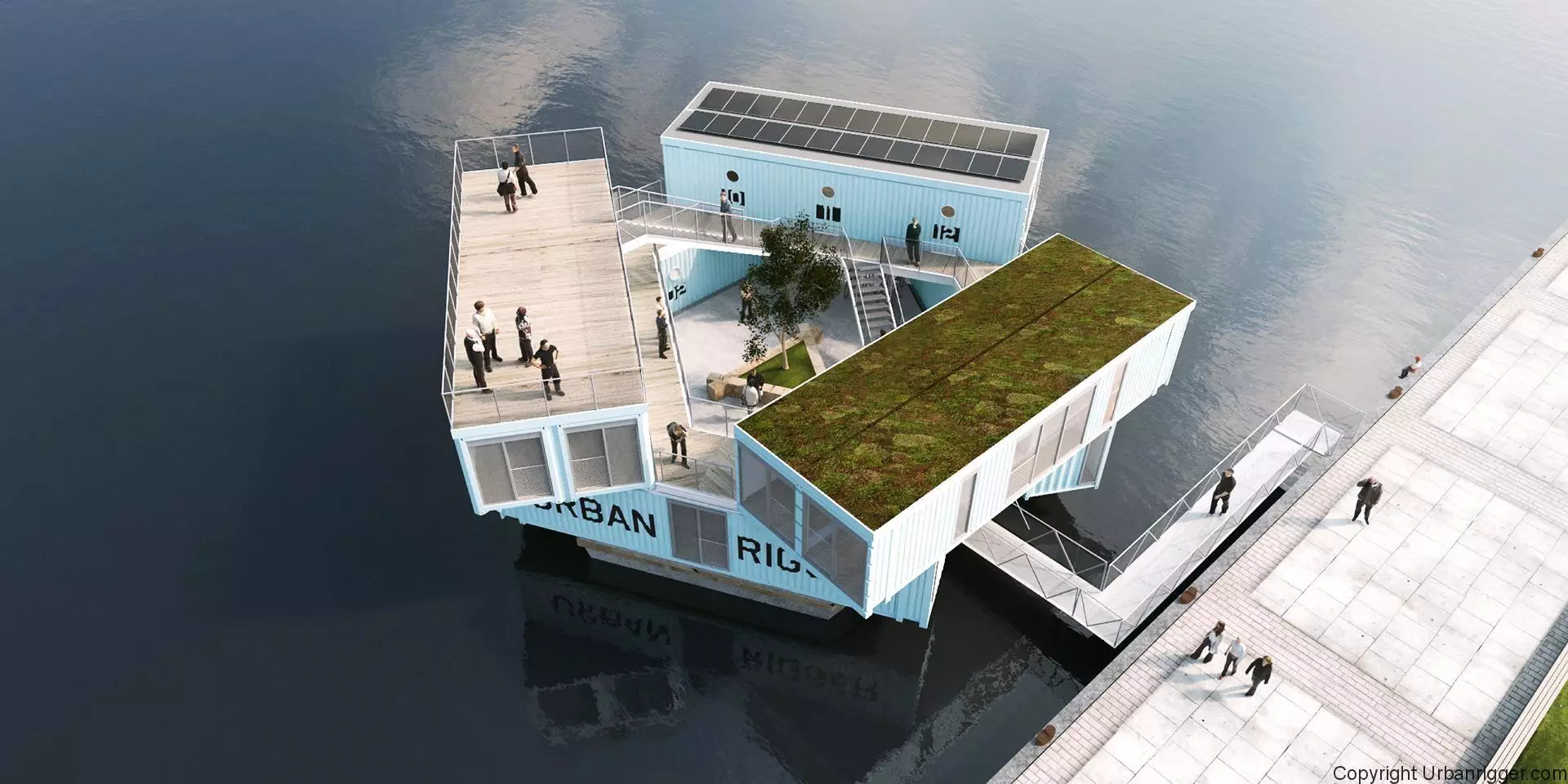 Bjarke Ingels, Urban Rigger, architettura container Kim Loudrup, alloggi per studenti a prezzi accessibili