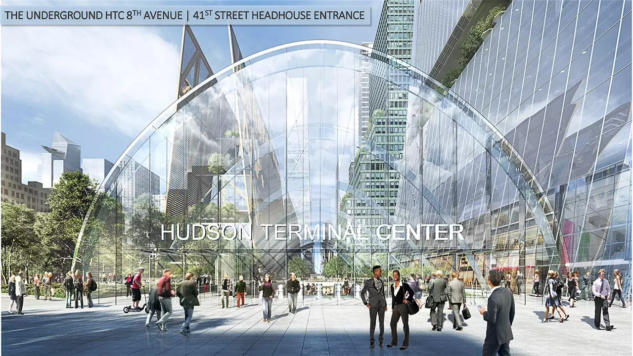 Port ma'muriyatining dizayn tanlovi, Hudson terminal markazi hamkorlik