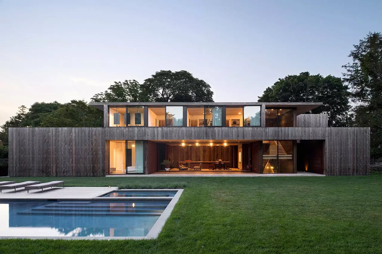 Bates Masi + Architects-ը կենտրոնացել է ակուստիկայի վրա՝ Hamptons տան այս դիզայնի համար 21984_1