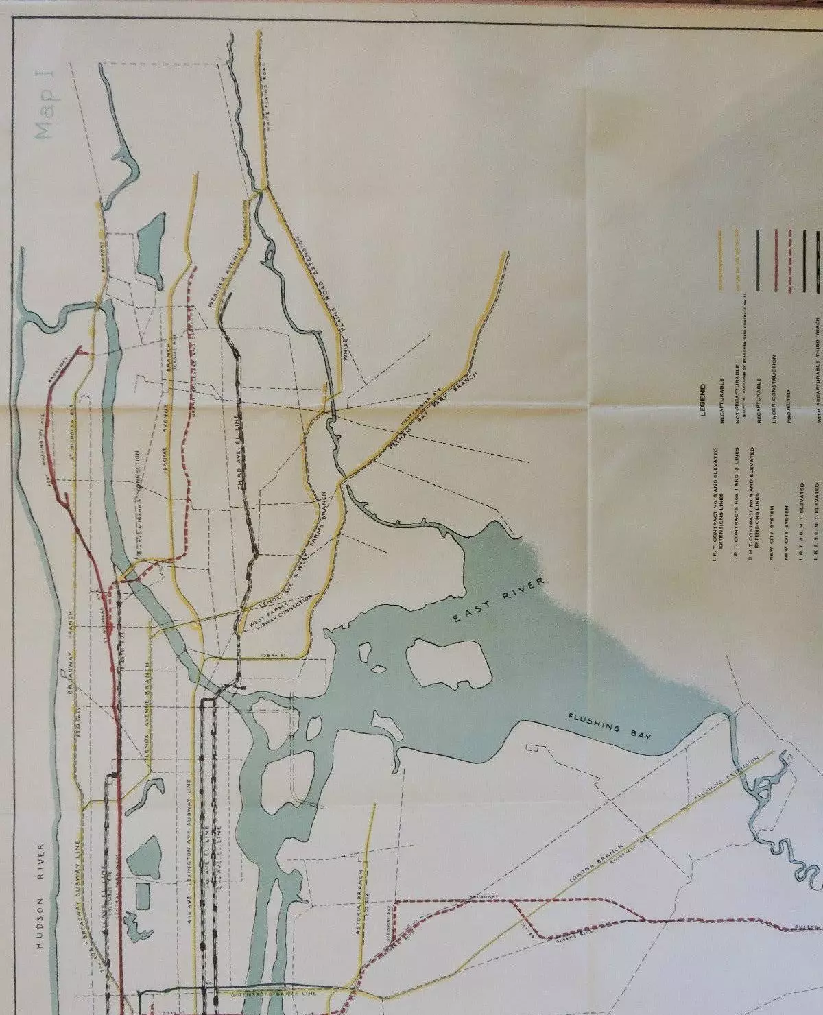 Nexşeya metroyê ya 1927, Pergala Metroya Serbixwe, ISS, IND, nexşeyên derbasbûnê, metroya nyc, nexşeyên metroya dîrokî, plansaziya bajêr, nexşe