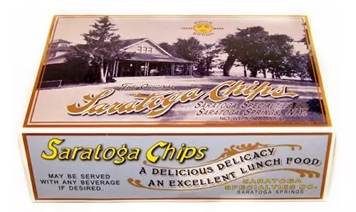 Carey Moon's Lakehouse, sejarah Saratoga Springs, George Crum, sejarah kerepek kentang, ciptaan kerepek kentang, Kerepek Saratoga