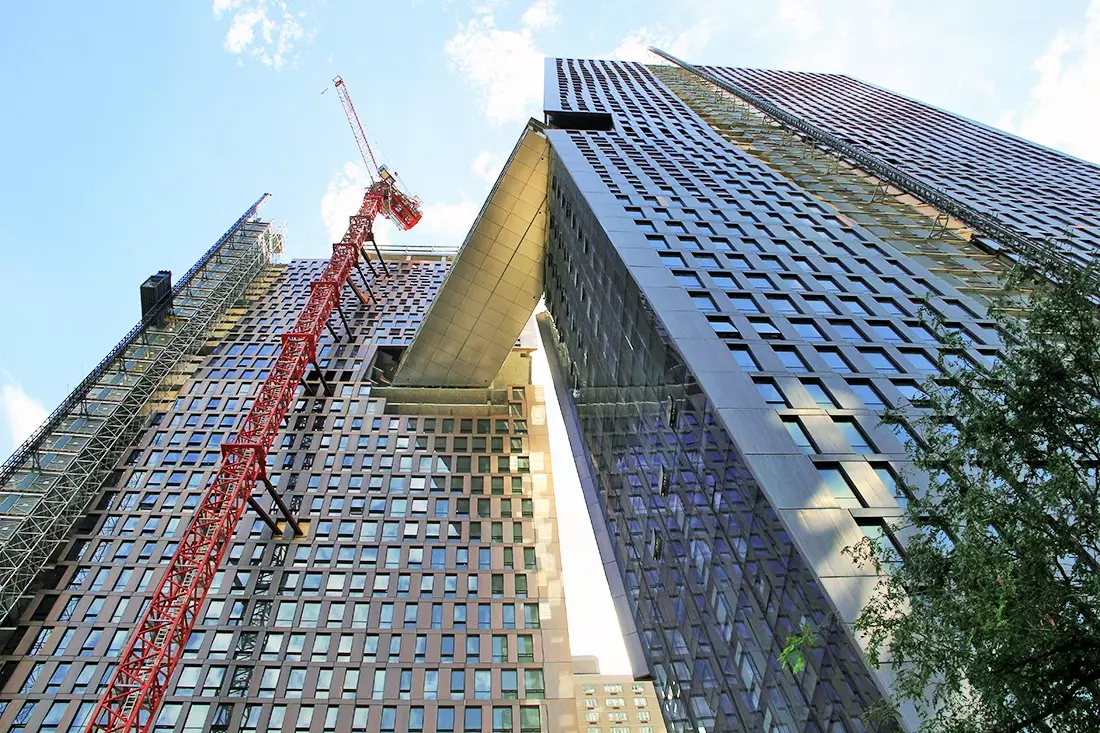 Edificios American Copper, 626 First Avenue, JDS Development, SHoP Architects, skybridge