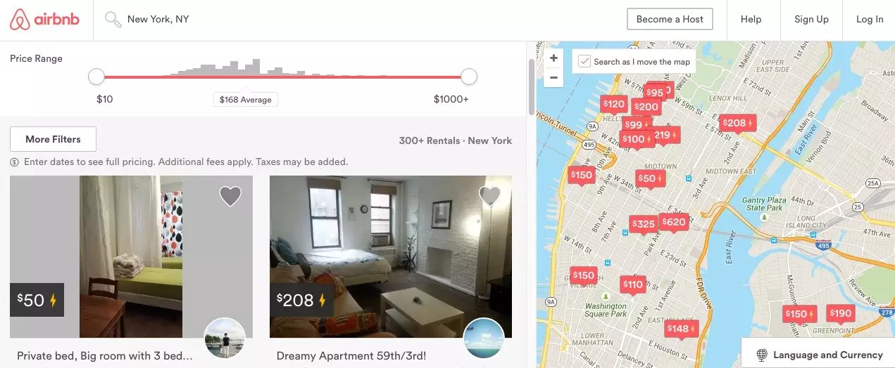 Airbnb-Нью-Йорк