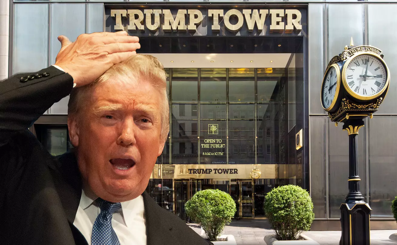 Nasprotniki Trumpa nameravajo zgraditi 200-metrski zid zunaj Donald's Midtown Buildings 22570_1
