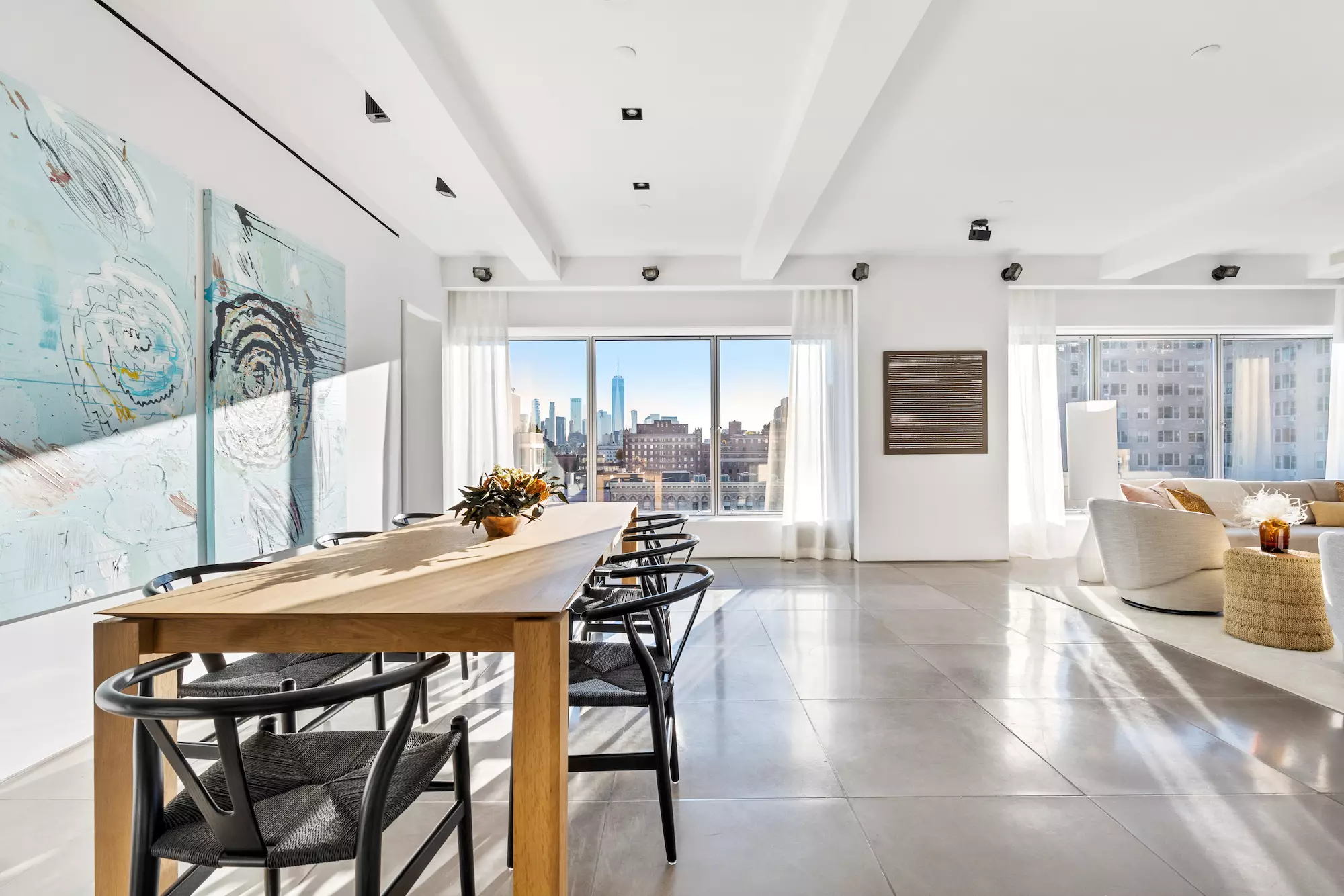 Freegje $ 6.6M, dizze duplex loft yn Chelsea hat in solarium en in dak mei panoramysk útsicht 2257_5