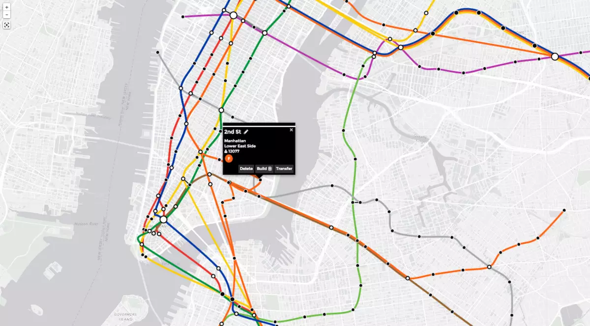 Metro krejt e re, harta e metrosë, robert moses, jason Wright, harta, lojëra interaktive, planifikim urban, sistem tranziti, mta