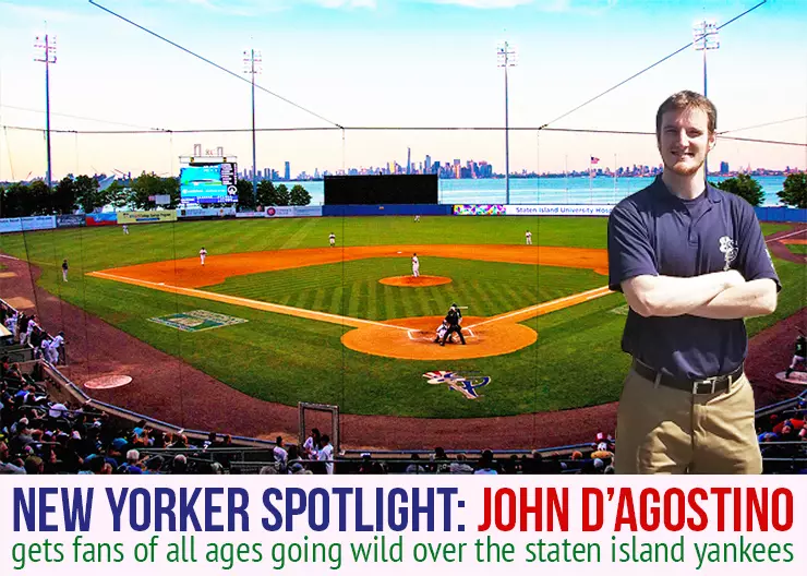 În centrul atenției: John D’Agostino vrea să devină sălbatic pentru Staten Island Yankees 22749_1