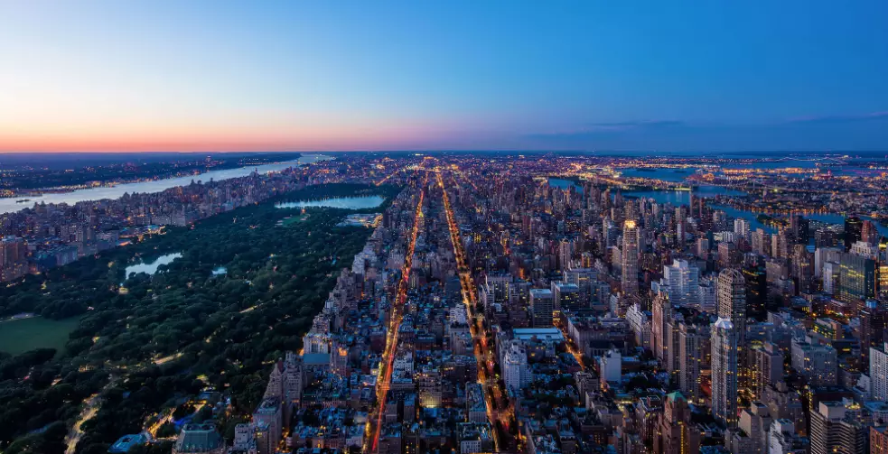 432 Park Avenue, vistas desde 432 Park, edificio residencial máis alto, arquitectura de Nova York