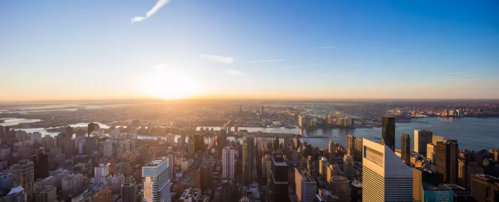 432 Park Avenue, vistas desde 432 Park, edificio residencial máis alto, arquitectura de Nova York