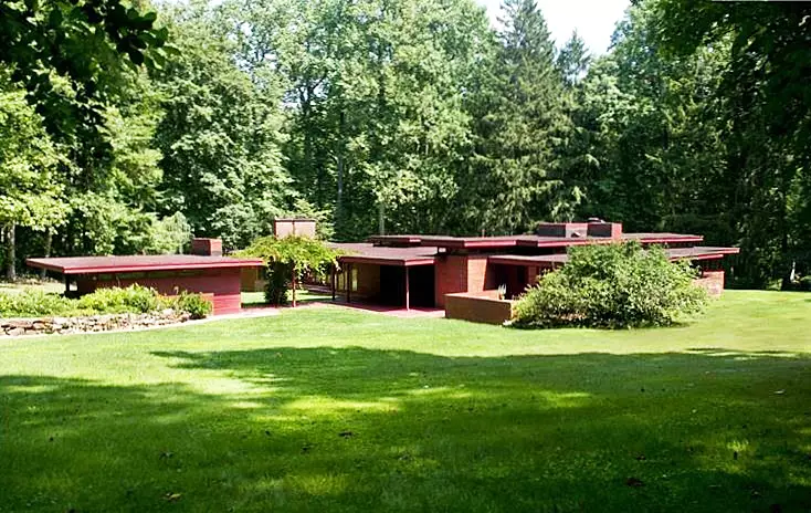 A casa de Frank Lloyd Wright máis antiga e máis grande de Nova Jersey está listada por 2,2 millóns de dólares 22957_1