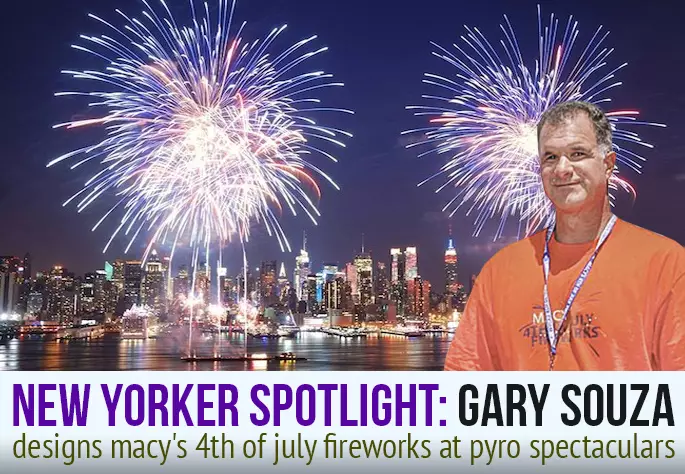 Spotlight: Gary Souza fan Pyro Spectaculars oer de keunst fan it meitsjen fan Macy's 4 july fjoerwurk 23035_1