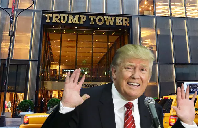 Donald Trump titkos „nyilvános” kertjei extra magasságot adtak neki a Trump Towerben 23191_1